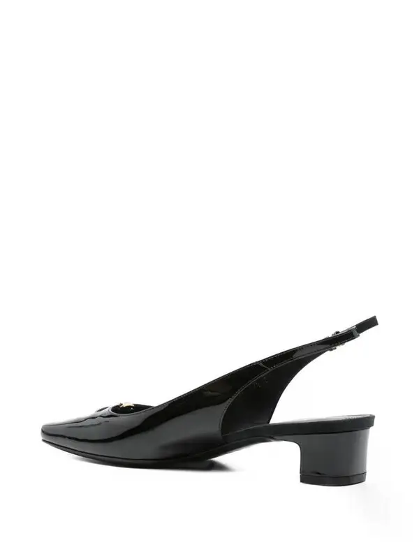 FERRAGAMO 40mm Cut-out Slingback Pumps