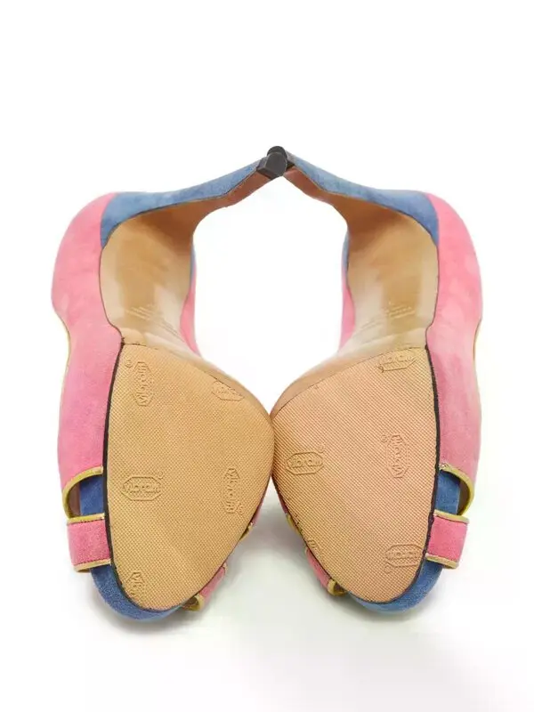 NICHOLAS KIRKWOOD 130mm Suede Open-toe Pumps