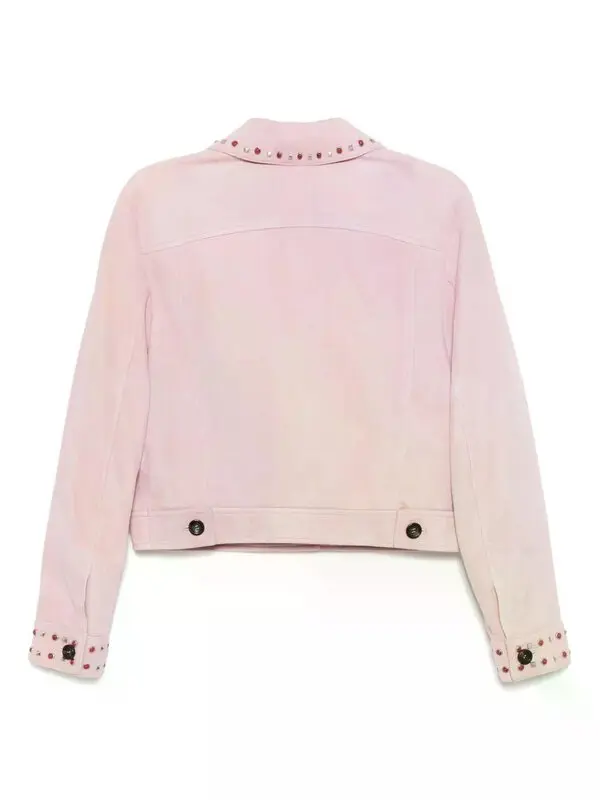 Miu Miu Studded Suede Jacket