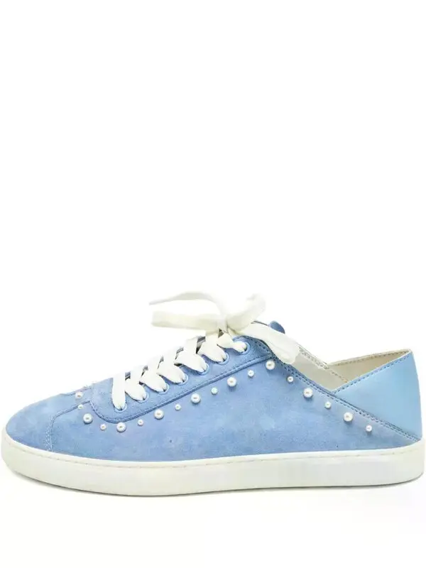STUART WEITZMAN Leather Lace-up Sneakers