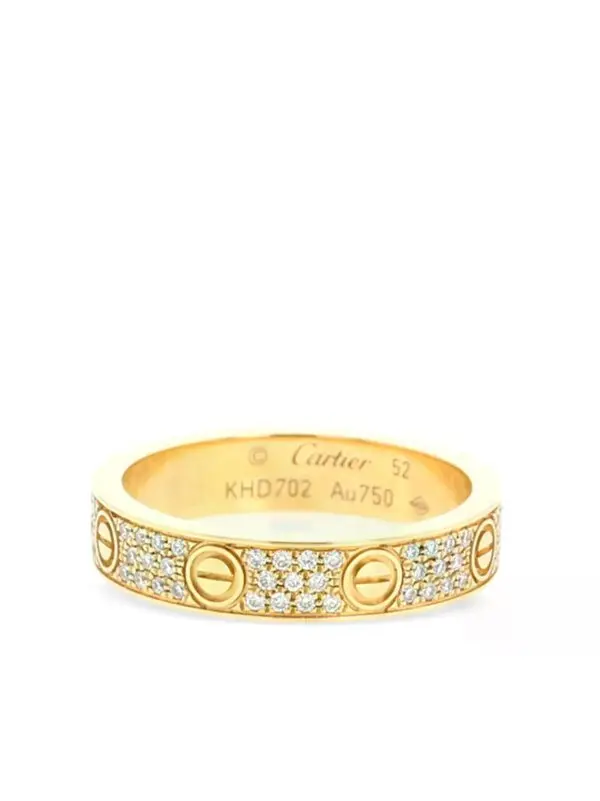 CARTIER 2020 Love Diamond Ring - Gold
