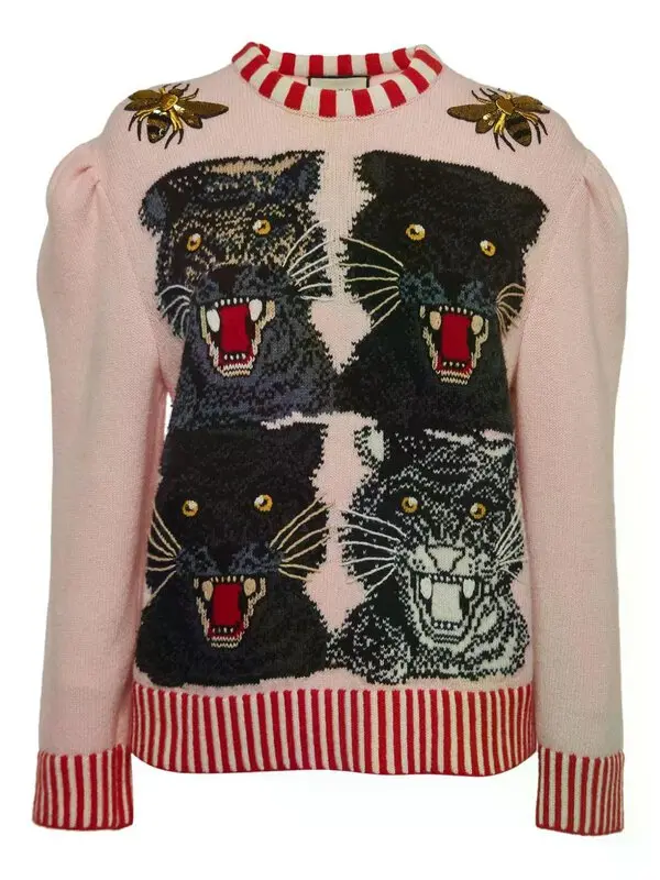 Gucci Intarsia-knit Sweater