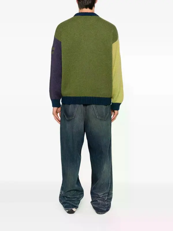 JC DE CASTELBAJAC 1980s Cartoon-embroidered Sweater
