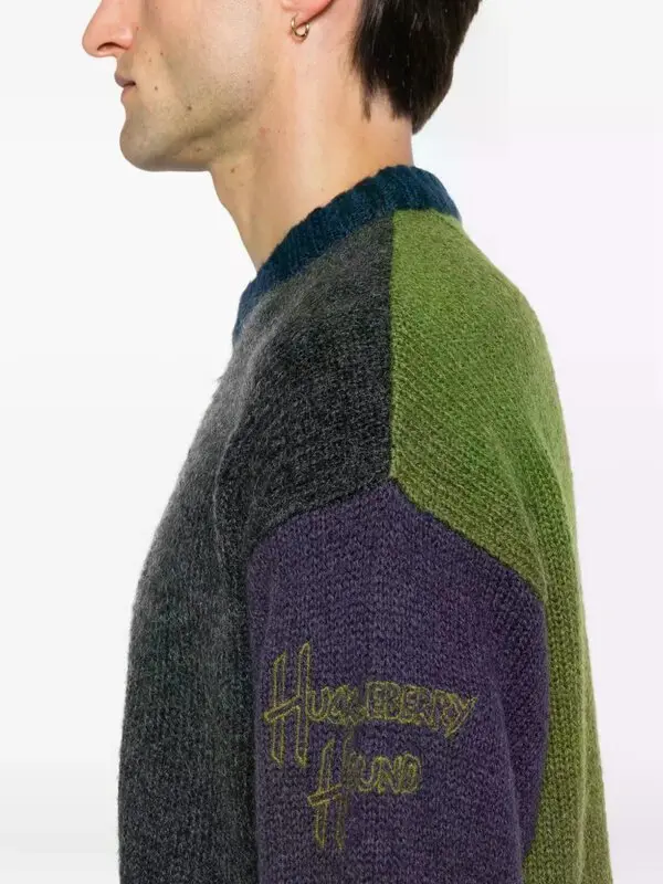 JC DE CASTELBAJAC 1980s Cartoon-embroidered Sweater