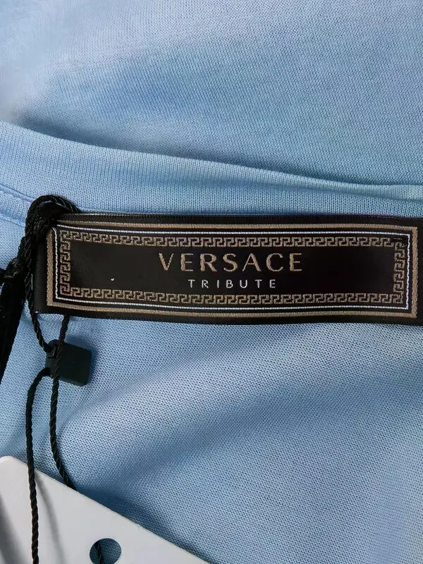 Versace Logo-detail T-shirt - Blue