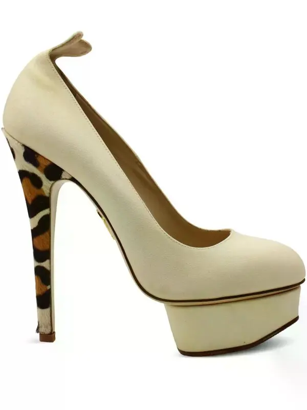 CHARLOTTE OLYMPIA Leopard-print Platform Pumps
