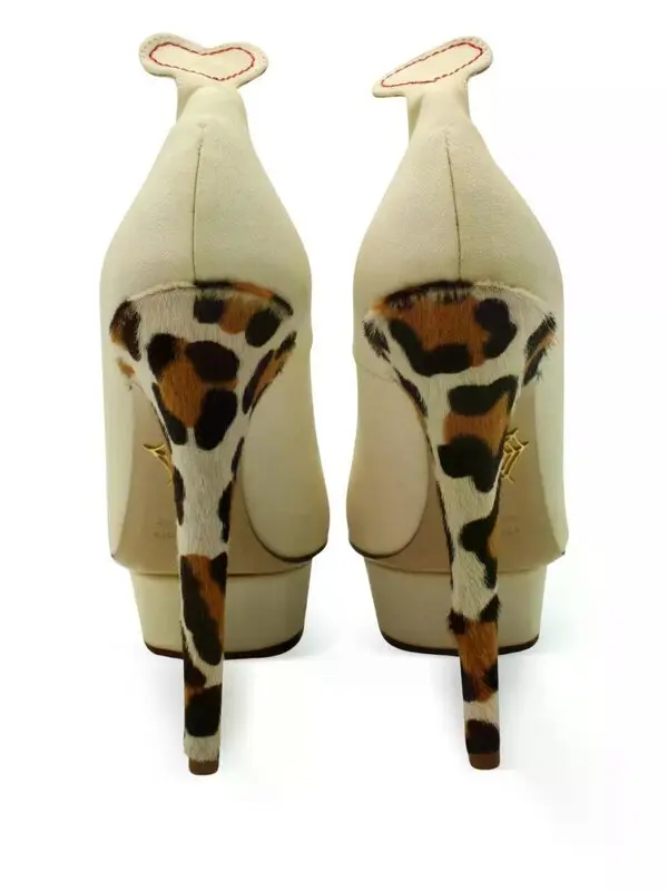 CHARLOTTE OLYMPIA Leopard-print Platform Pumps