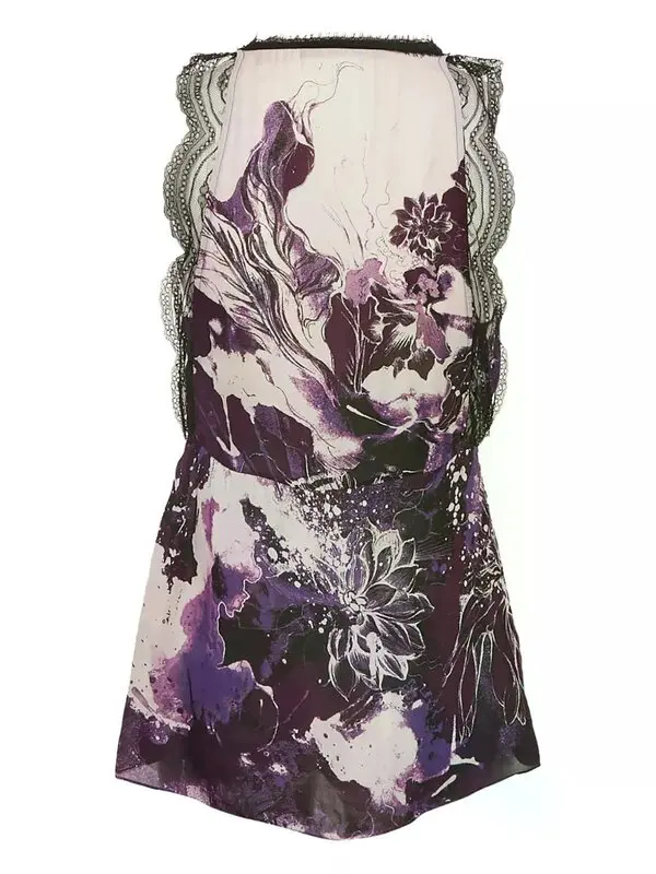 Roberto Cavalli Printed Silk Blouse