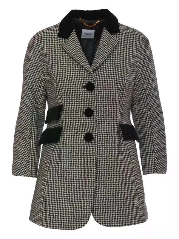Alberta Ferretti Houndstooth Jacket