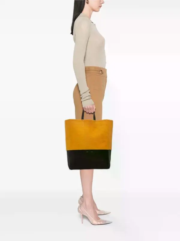 Celine Vertical Cabas Tote Bag - Orange
