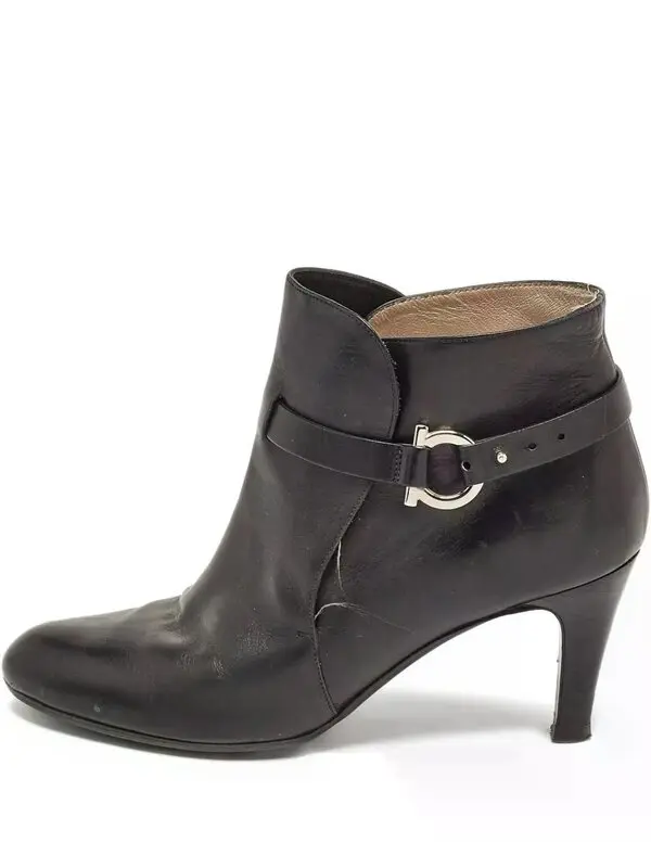 FERRAGAMO 75mm Gancini Ankle Boots