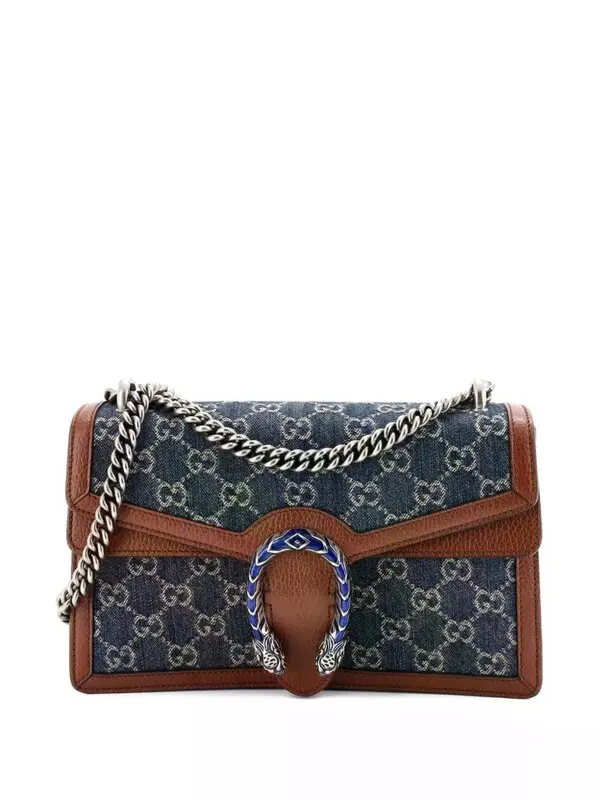 Gucci Dionysus Gg Denim Shoulder Bag - Blue
