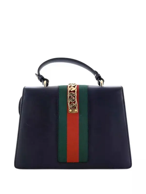 Gucci Sylvie Top Handle Satchel - Black