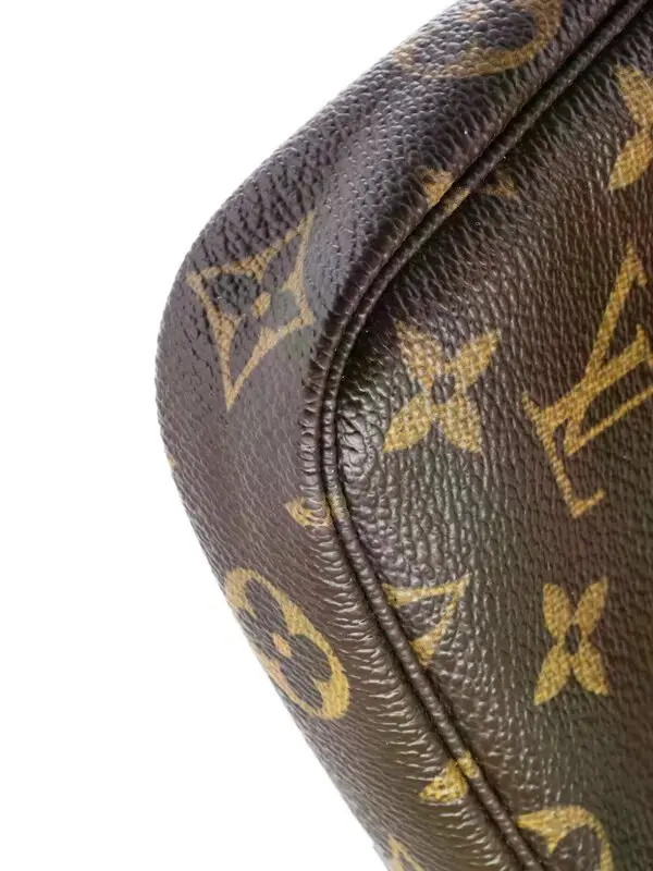 LOUIS VUITTON Pochette Accessoires Monogram Canvas Mini Clutch - Brown