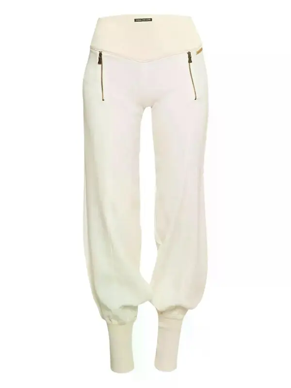 Versace Ribbed-cuffs Trousers