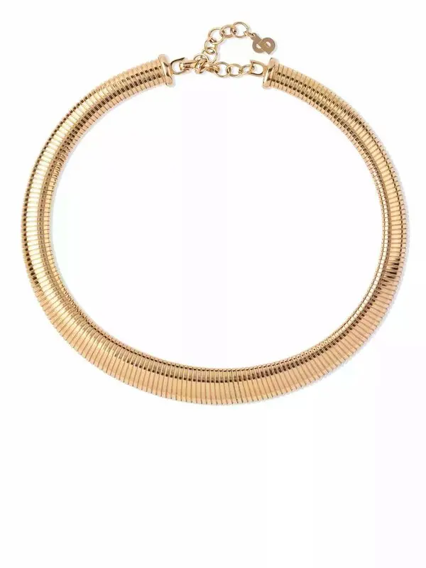 Dior 1980s Choker Necklace - Gold