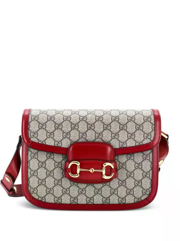 Gucci Horsebit 1955 Gg Coated Canvas Shoulder Bag