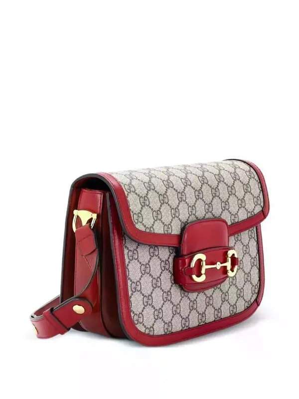 Gucci Horsebit 1955 Gg Coated Canvas Shoulder Bag