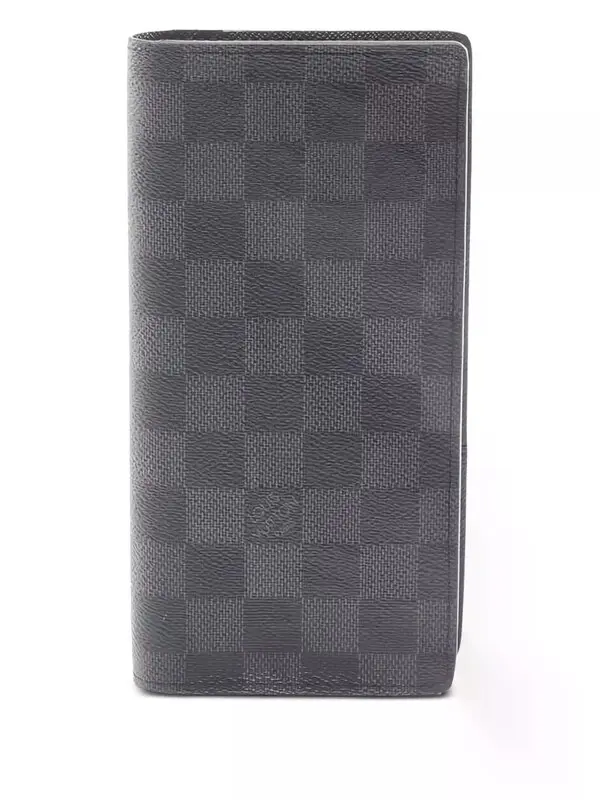 LOUIS VUITTON 2010s Damier Graphite Bi-fold Wallet - Grey