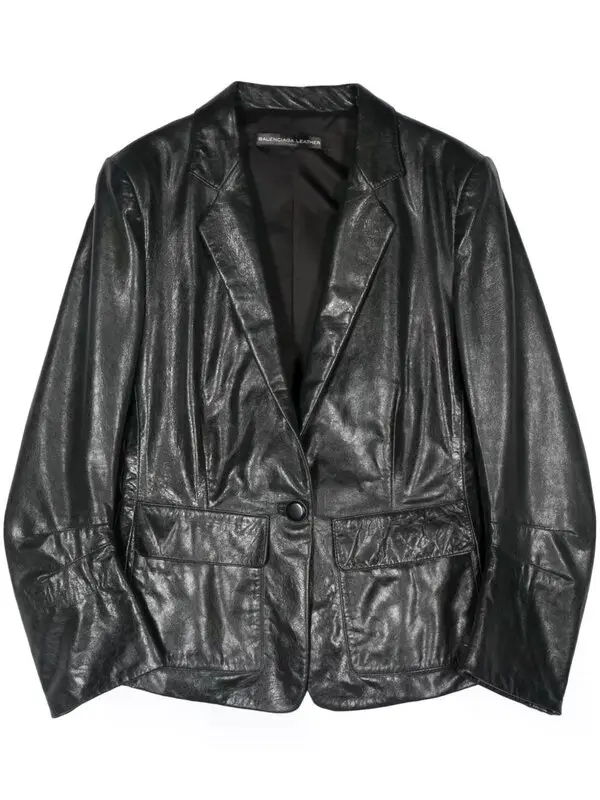 Balenciaga Pre-owned 2020s Leather Jacket
