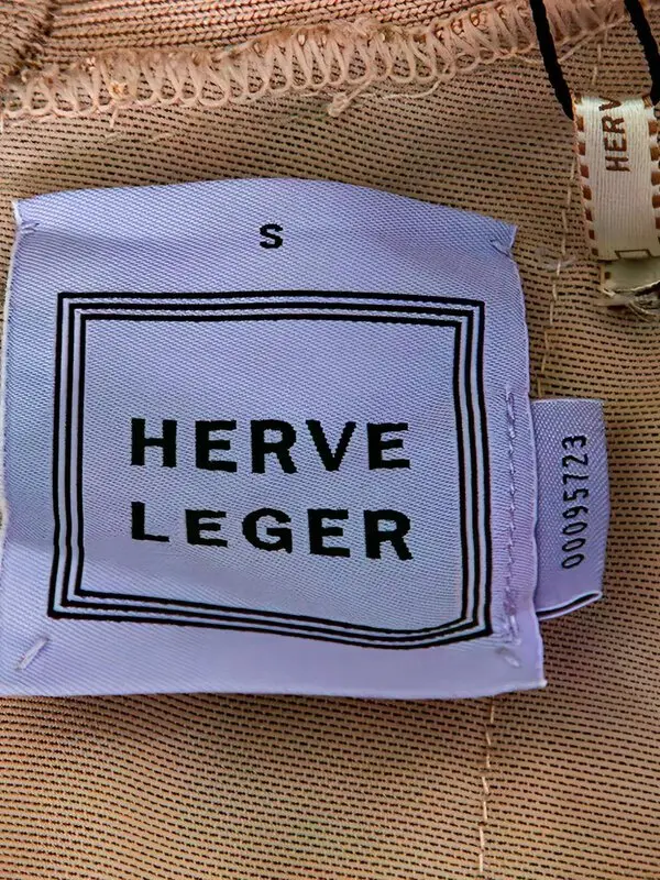 Herve Leger Bandage Fringe Mini Dress