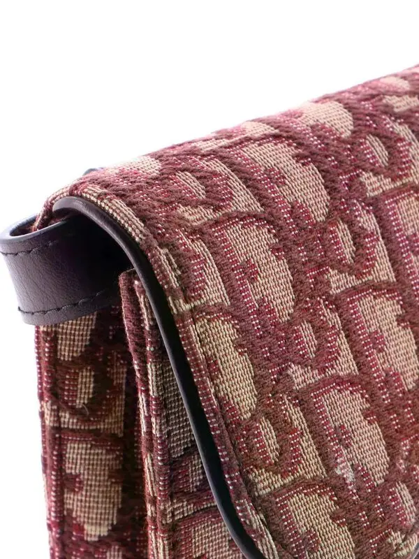 Dior Saddle Rectangular Oblique Canvas Belt Bag