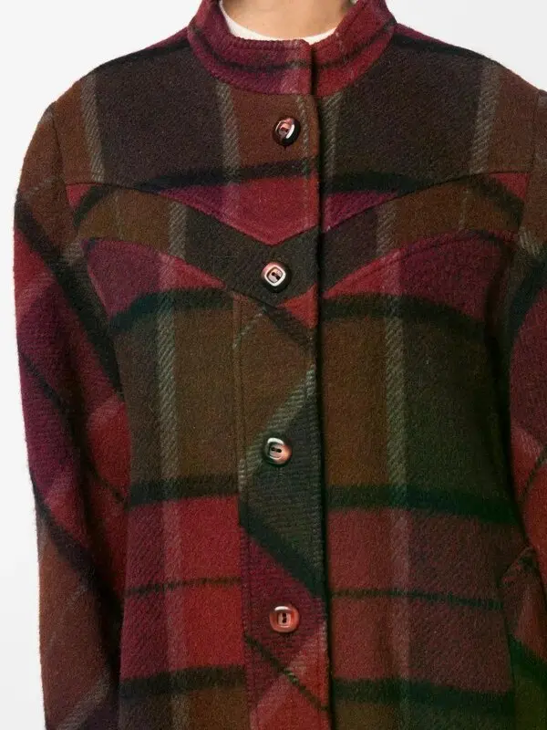 A.N.G.E.L.O. VINTAGE CULT 1970s Plaid Wool Coat