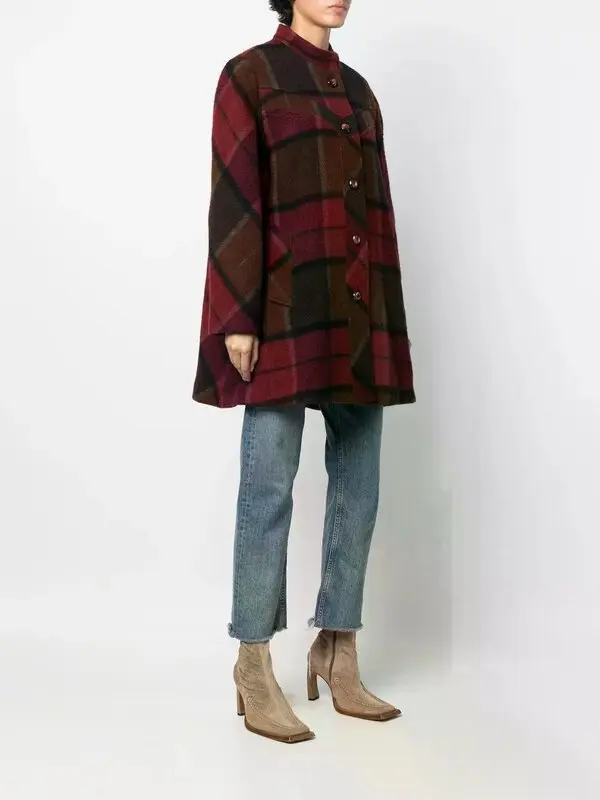 A.N.G.E.L.O. VINTAGE CULT 1970s Plaid Wool Coat