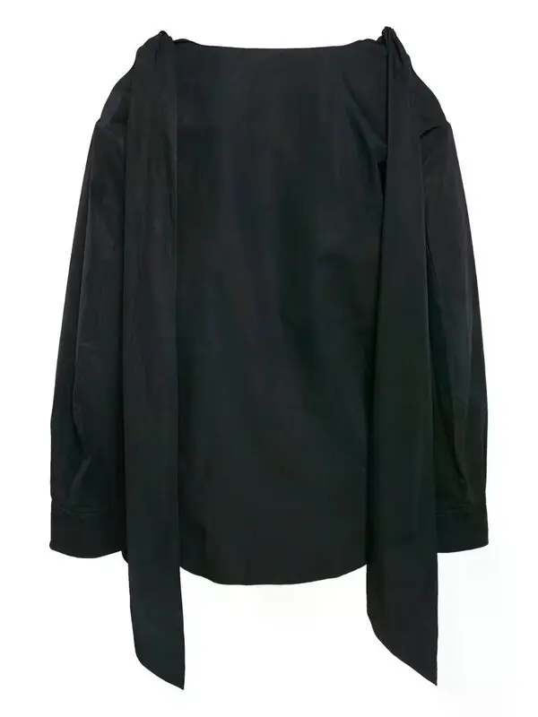 Chloé Asymmetric Tie-detail Blouse
