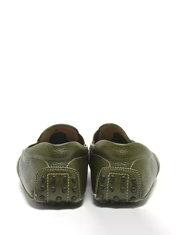 TOD'S Pebbled Slip-on Loafers