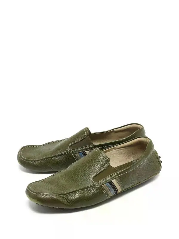 TOD'S Pebbled Slip-on Loafers
