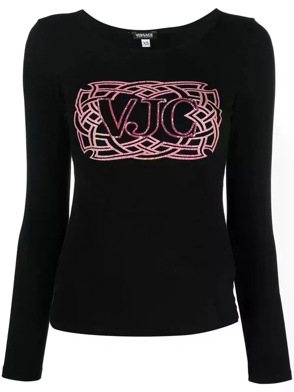 Versace 2000s Logo-print T-shirt
