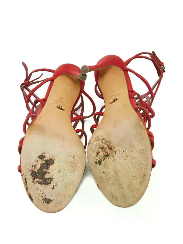 SERGIO ROSSI 110mm Cut-out Sandals