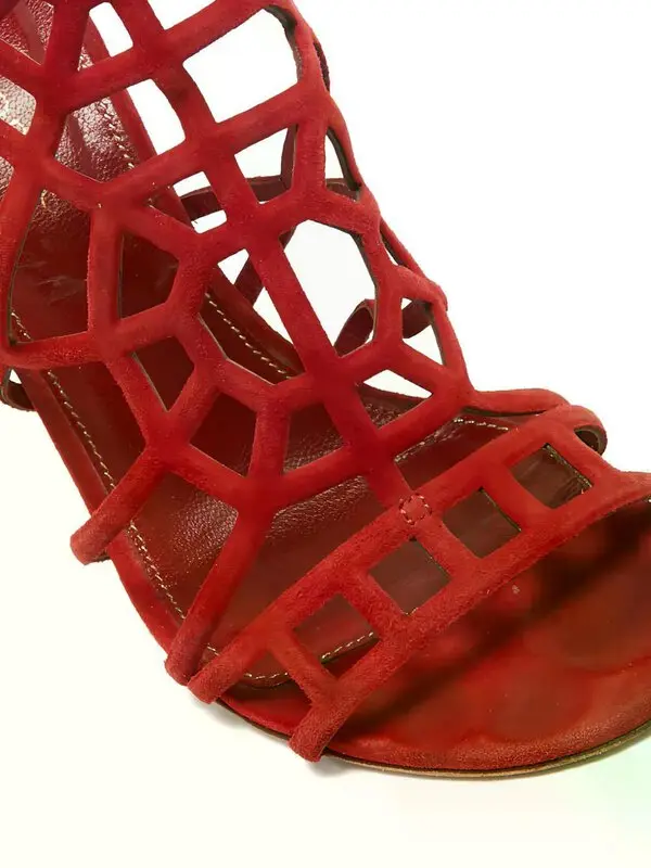 SERGIO ROSSI 110mm Cut-out Sandals