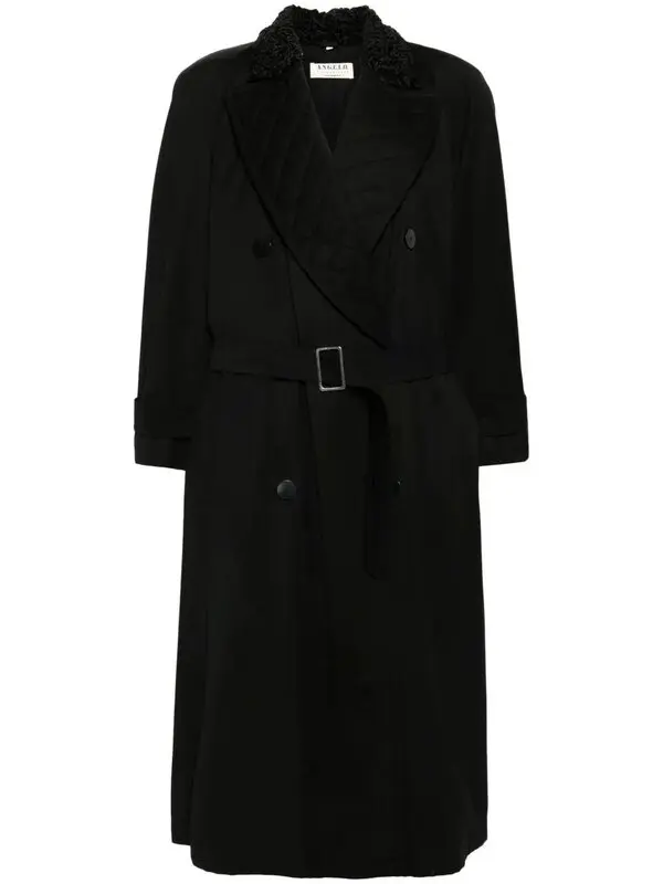 A.N.G.E.L.O. VINTAGE CULT 1980s Belted Maxi Wool Coat