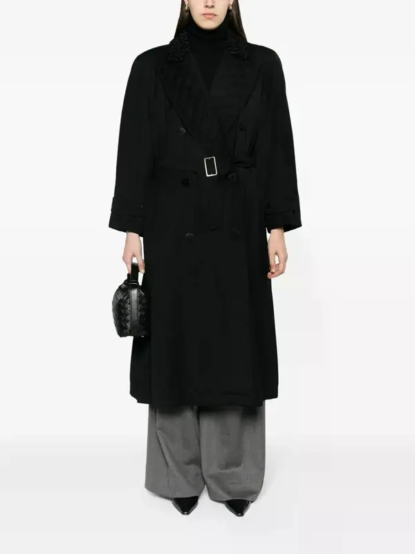 A.N.G.E.L.O. VINTAGE CULT 1980s Belted Maxi Wool Coat
