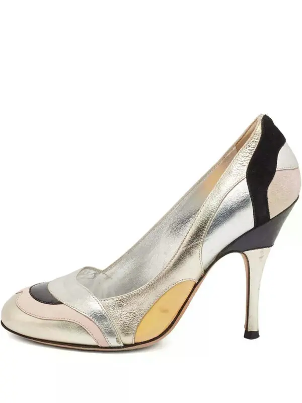 Dolce & Gabbana 100mm Leather-paneled Pumps