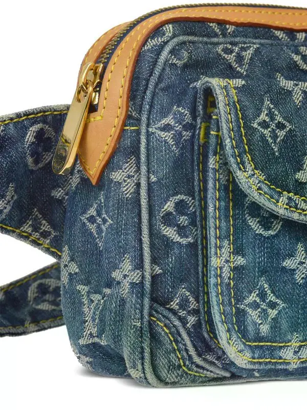 LOUIS VUITTON 2007 Monogram Denim Belt Bag
