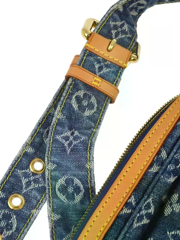 LOUIS VUITTON 2007 Monogram Denim Belt Bag