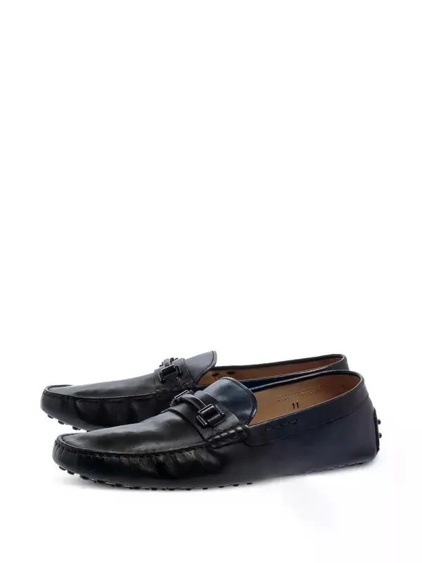 TOD'S Leather Loafers - Black