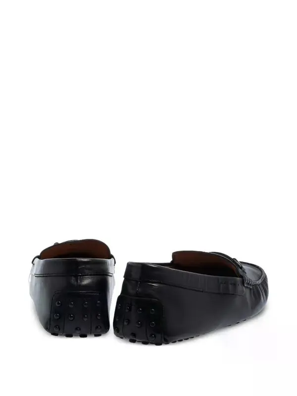 TOD'S Leather Loafers - Black