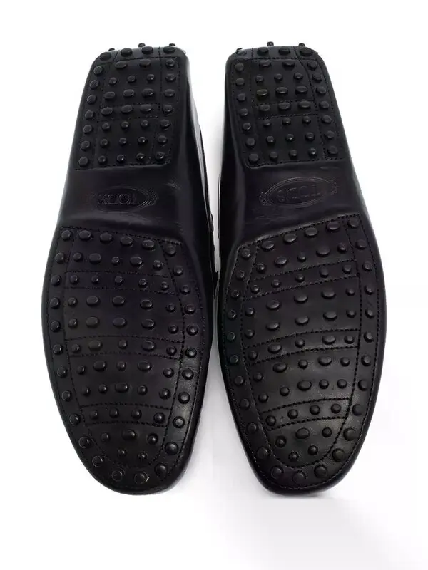 TOD'S Leather Loafers - Black
