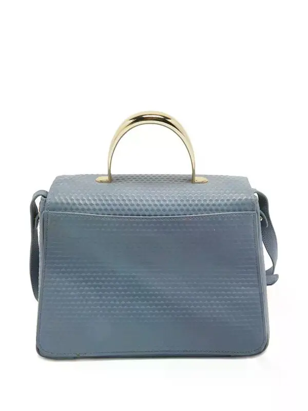 AIGNER Genoveva Leather Top-handle Bag - Blue