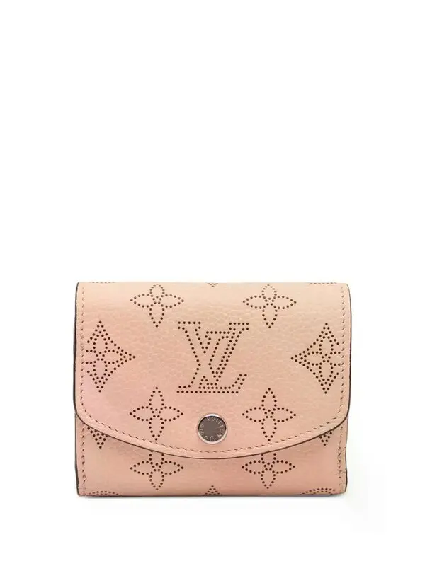 LOUIS VUITTON 2021-2025 Monogram Mahina Iris Xs Small Wallets - Pink