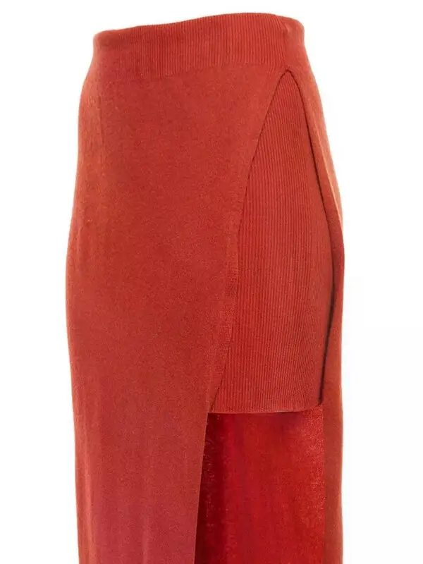Jacquemus High-low Split Skirt