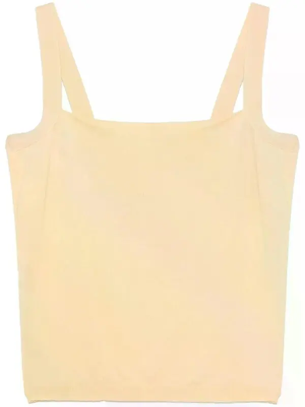 Valentino Garavani 00s Fine-knit Top - Yellow