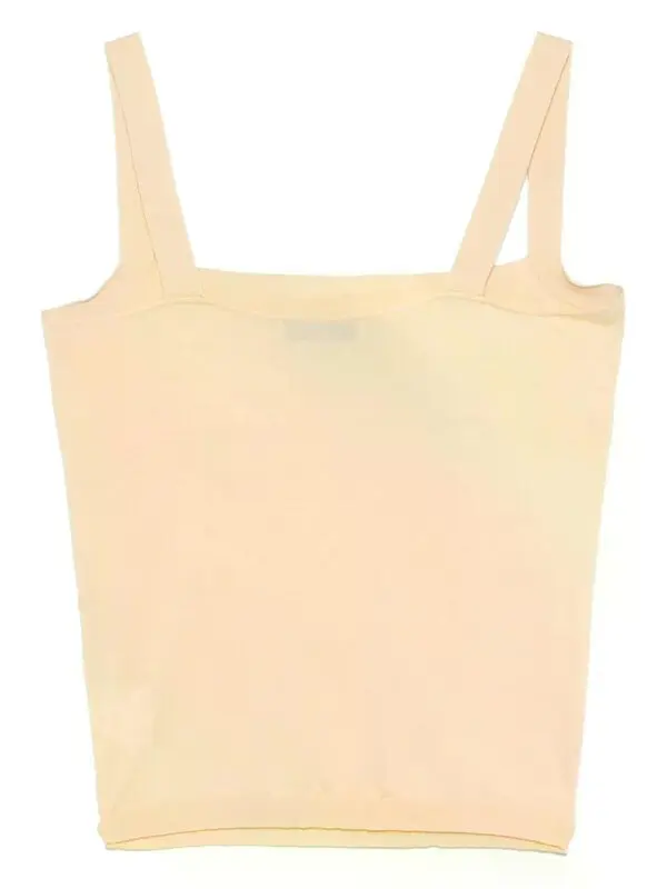 Valentino Garavani 00s Fine-knit Top - Yellow