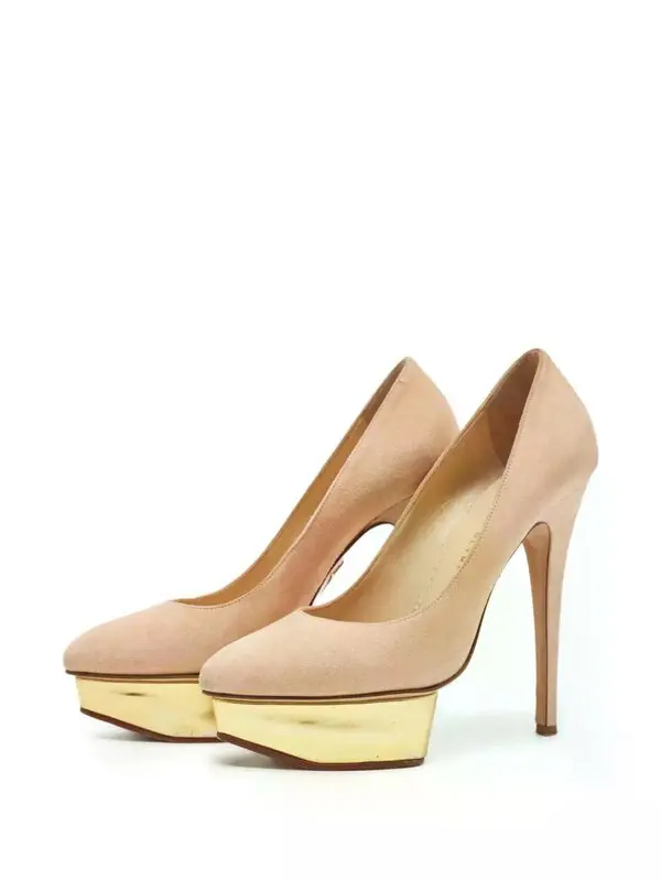 CHARLOTTE OLYMPIA 140mm Dolly Pumps - Neutrals