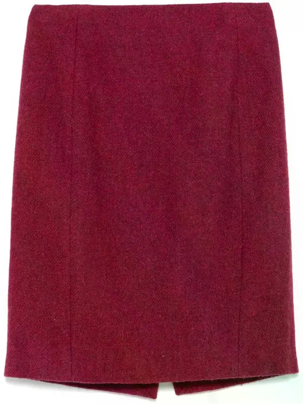 John Galliano 1990s Wool Skirt