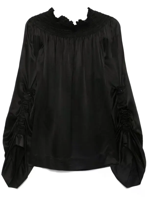 Saint Laurent Off-shoulder Mini Dress